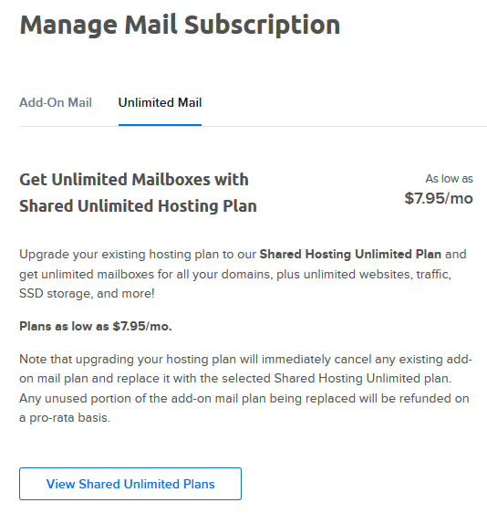Paid email plan – DreamHost Knowledge Base