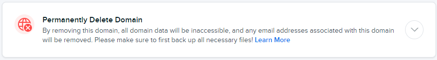 Deleting a domain – DreamHost Knowledge Base