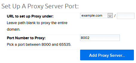 Proxy Server – DreamHost Knowledge Base